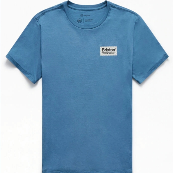 Brixton | Shirts | Brixton Light Blue Palmer Tee Shirt | Poshmark